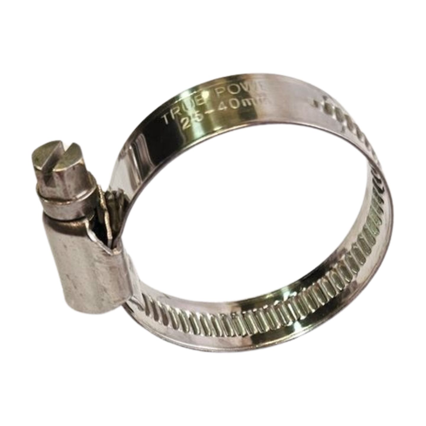 Abrazadera cremallera 25-40 Germany type stainless steel 304 inoxidable W4 - True Power